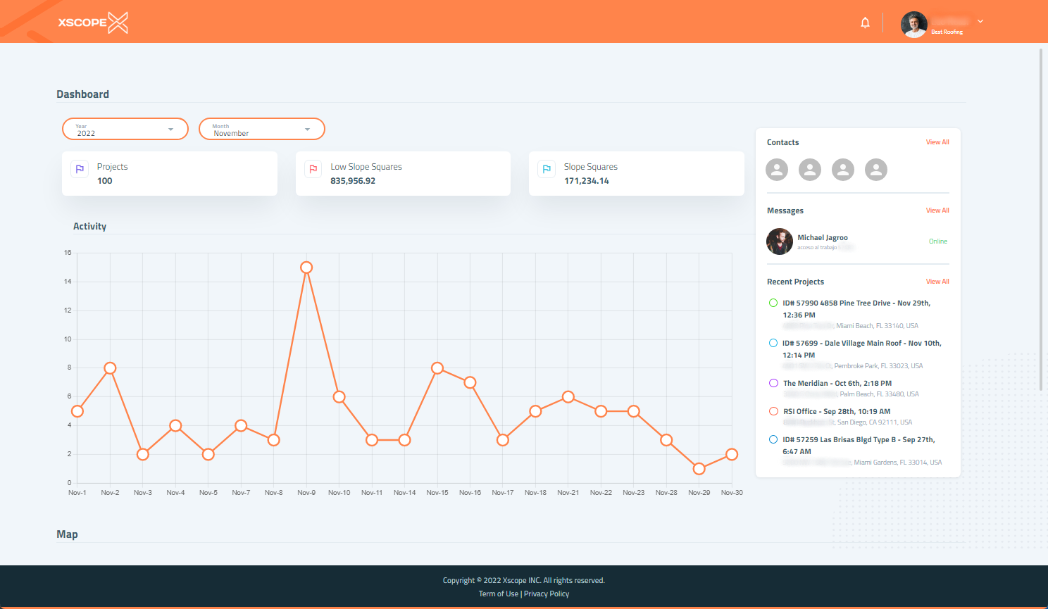 Xscope Measuring | The most accurate Roof Platform